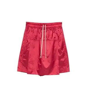 Moncler Scarlet Drop-crotch Shorts - Red