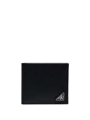 Prada Saffiano Leather Bi-fold Wallet With Coin Pocket
