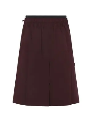 Prada Cotton Blend Midi Skirt