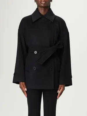 Max Mara Wool Blend Coat - Black