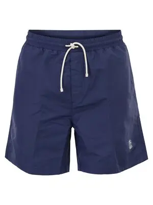 Brunello Cucinelli Swimming Costume With Elastic Waistband And Drawstring