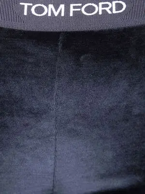 TOM FORD Stretch Lustrous Velour Signature Leggings