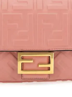Fendi Baguette Shoulder Bag In Ff Canvas - Multicolor