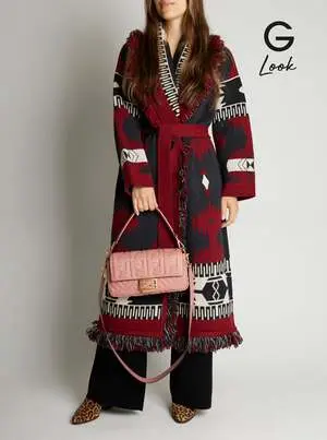 Fendi Baguette Shoulder Bag In Ff Canvas - Multicolor