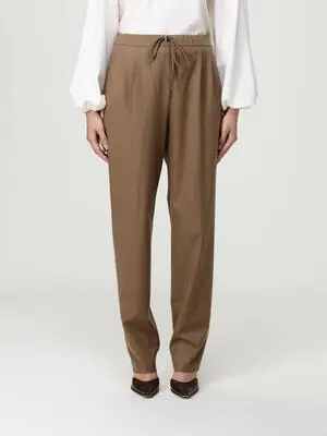 Max Mara Tailored Wool Blend Trousers - Brown