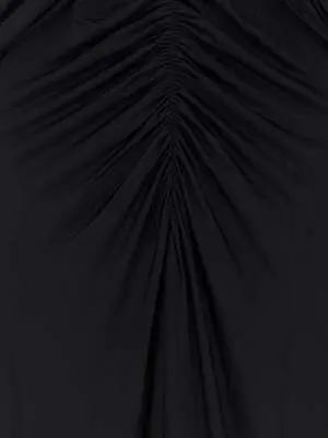 SELF-PORTRAIT Gathered Jersey Long Dress