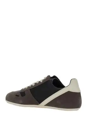Rick Owens Low-top Sneakers With Suede Inserts - Multicolor