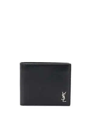 Saint Laurent Cassandre East/west Wallet - Black