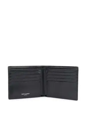 Saint Laurent Cassandre East/west Wallet - Black