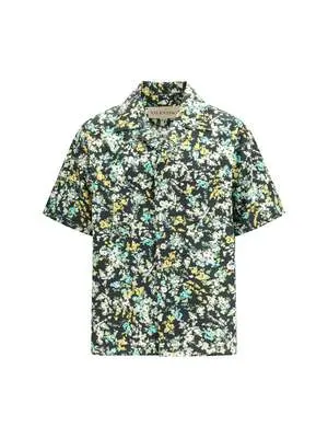 Valentino Garavani Shirt With An All-over Papier Floral - Multicolor