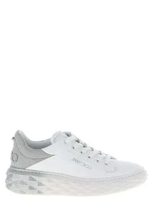 JIMMY CHOO Diamond Maxi F Ii Nappa Leather Sneakers With Dégradé Glitter