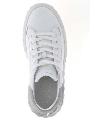 JIMMY CHOO Diamond Maxi F Ii Nappa Leather Sneakers With Dégradé Glitter