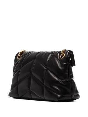 Saint Laurent Small Loulou Puffer Bag In Nappa Leather - Black