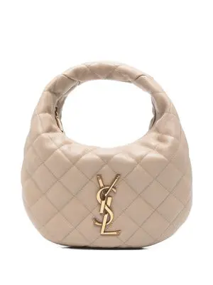 Saint Laurent SAINT LAURENT Quilted Leather Hobo Bag Multicolor