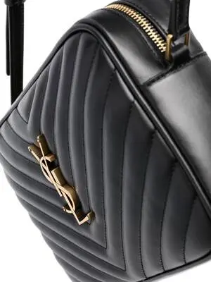Saint Laurent Quilted Leather Lou Camera Bag - Black