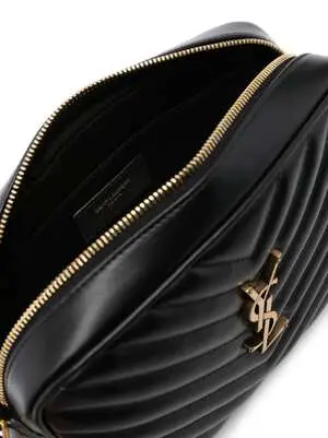 Saint Laurent Quilted Leather Lou Camera Bag - Black