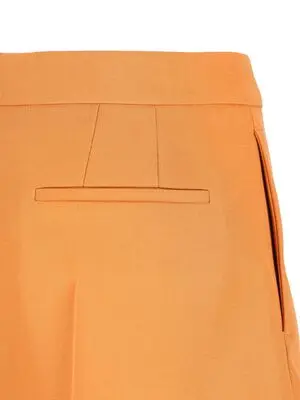 Fendi Wool Pleated Shorts - Multicolor