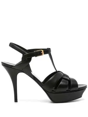 Smooth Leather Platform Shoes