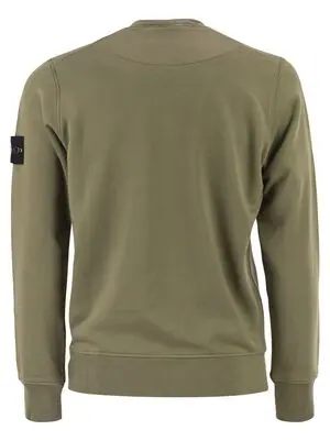 Stone Island Regular Fit Crew Neck Sweatshirt With Raglan Sleeves - Multicolor