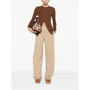 Prada Ribbed Knit Cardigan