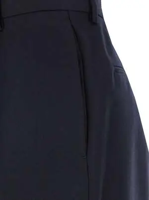 Dries Van Noten Wool Wide Leg Trousers - Multicolor
