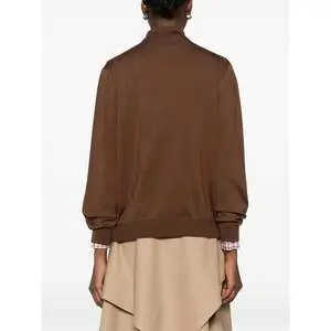 Prada Silk Long Sleeve Polo Shirt