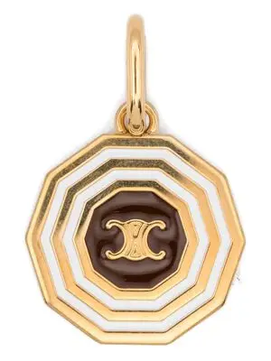 Celine Octagon Triomphe Charm Pendant - Multicolor