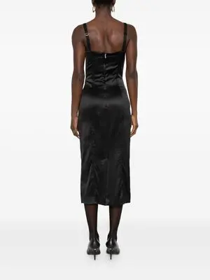 Dolce & Gabbana Silk Midi Dress - Multicolor