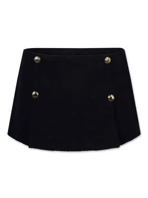 Miu Miu Tweed Miniskirt - Blue
