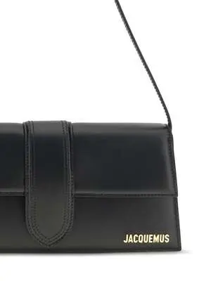 Jacquemus Le Bambino Long Leather Shoulder Bag - Black