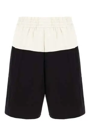 Dries Van Noten Color-blocked Relaxed Fit Shorts
