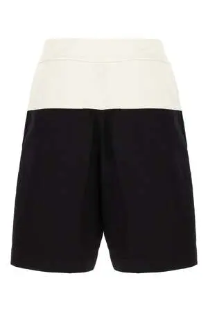 Dries Van Noten Color-blocked Relaxed Fit Shorts
