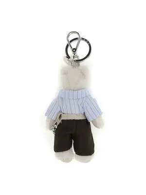 Prada Teddy Keychain - Multicolor