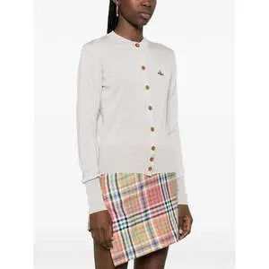 VIVIENNE WESTWOOD Grey Knitwear Cardigan - Gray