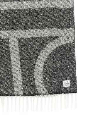 TOTEME Monogram Wool Scarf - Multicolor