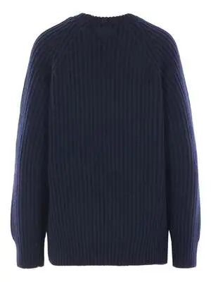 Prada Round Neck Cashmere Sweater - Multicolor