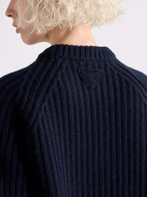Prada Round Neck Cashmere Sweater - Multicolor