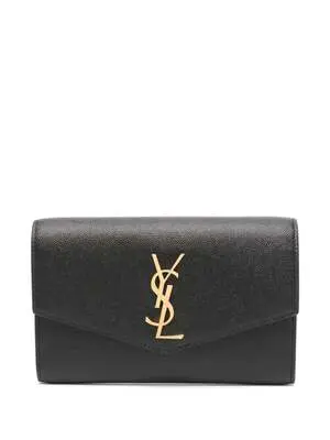 Saint Laurent SAINT LAURENT Uptown Leather Wallet On Chain Multicolor