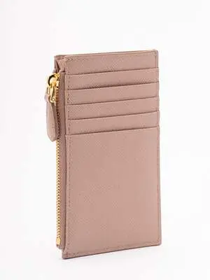 Prada Saffiano Leather Card Holder - Multicolor