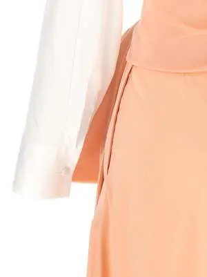 Bernadette Clarence Dress With Embossed Camellia Skirt