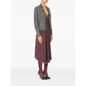 MAISON MARGIELA Grey V-neck Cardigan