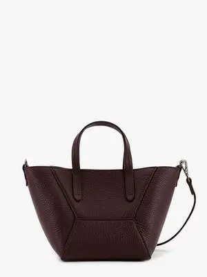 Brunello Cucinelli Duo Leather Crossbody Bag - Red