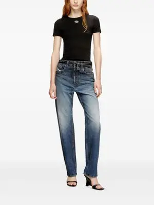 DIESEL® Logo Ribbed T-shirt - Multicolor