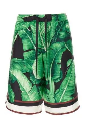 Dolce & Gabbana Tropical Print Shorts - Multicolor