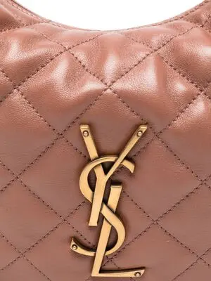 Saint Laurent Quilted Leather Hobo Bag - Multicolor