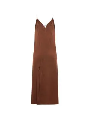 Prada Satin Midi Dress