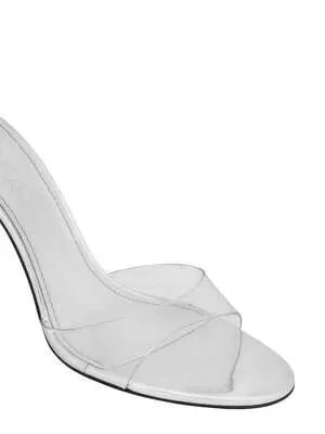Paris Texas Lidia Mule 70 Sandals - Silver