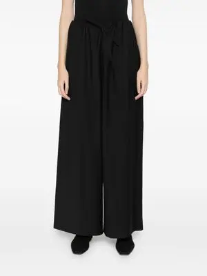 TOTEME Wool Drawstring Trousers - Multicolor