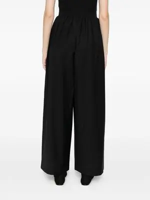 TOTEME Wool Drawstring Trousers - Multicolor