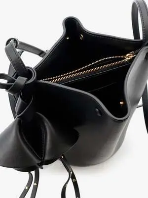 Givenchy Nano Snap Leather Crossbody Bag - Black